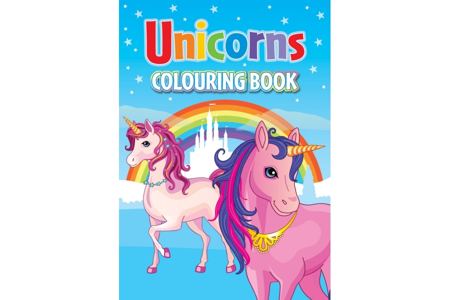 UNICORN Malebog - 48 Sider med Eventyrlige Motiver