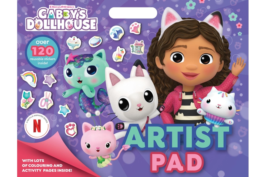 GABBY's DOLLHOUSE Artist Pad A3 Malebog - Kreativ Udfoldelse med ...