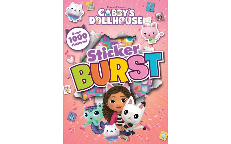 GABby´s DOLLHOUSE Sticker Burst - 1000+ farverige stickers til kreativ leg